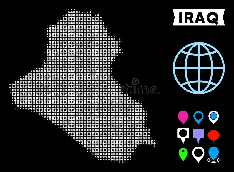 Iraq Map Color Stock Illustrations – 598 Iraq Map Color Stock ...