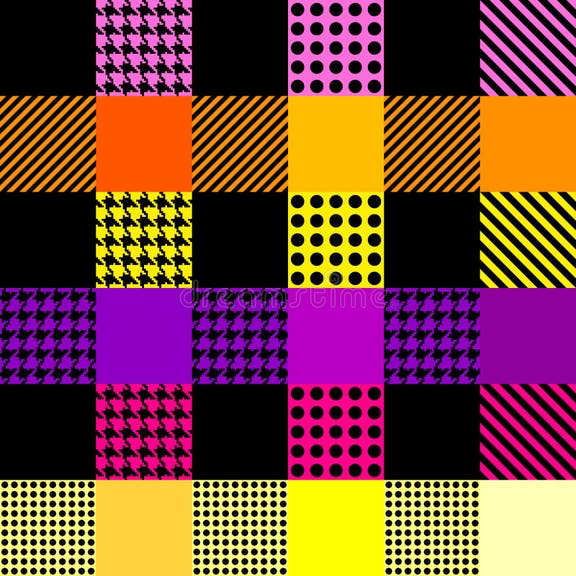 Bright plaid pattern. stock vector. Illustration of seam - 38852257