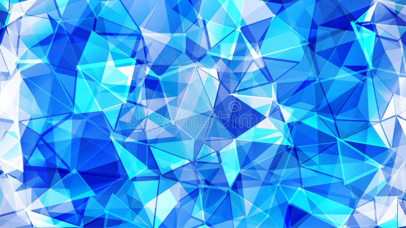 Blue Polygon Wallpaper