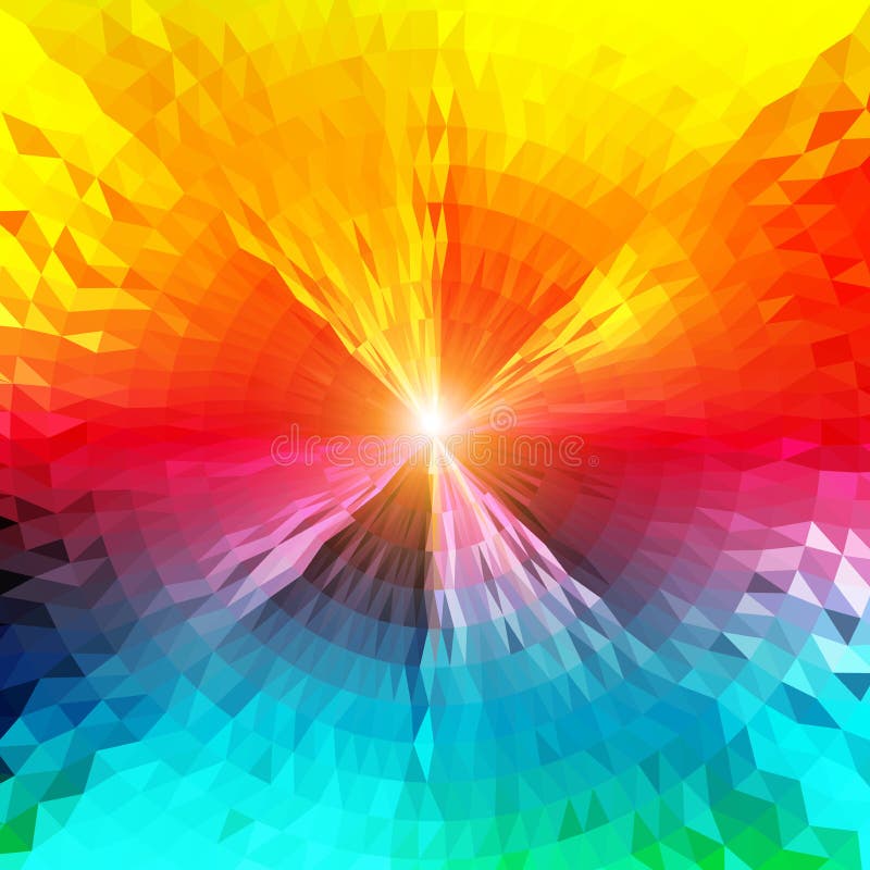 Bright polygon background stock vector. Illustration of poly - 121033394