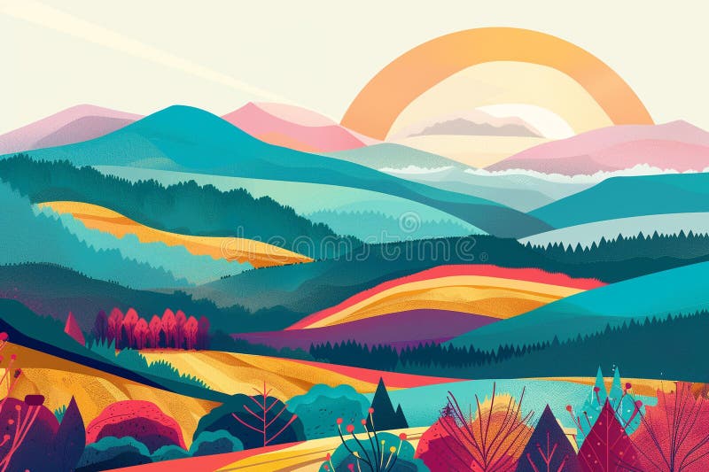 Pop Landscape Stock Illustrations – 11,753 Pop Landscape Stock ...
