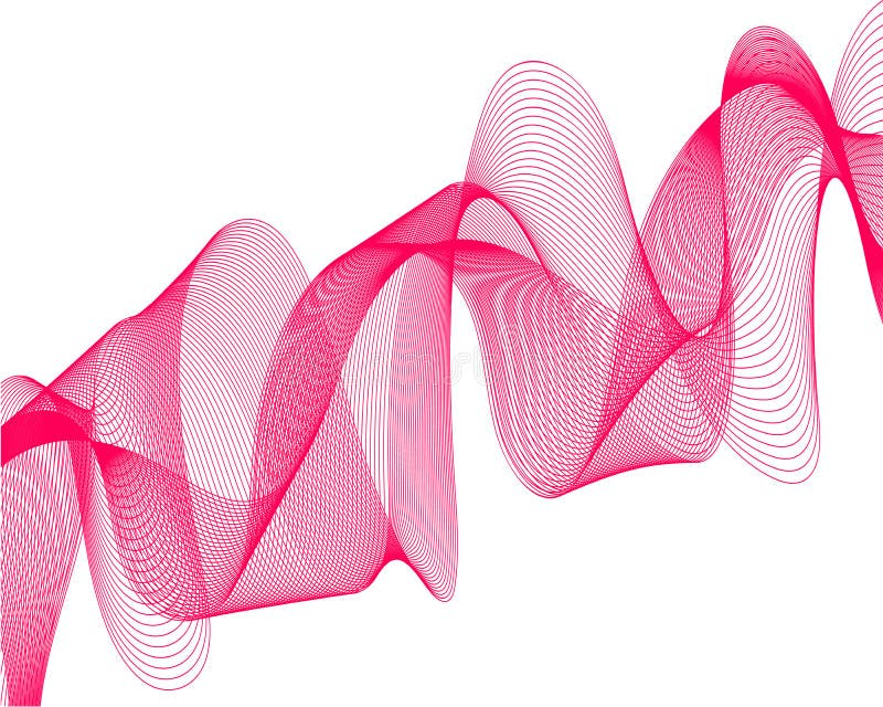 Bright Print Pink Grid Lines on White Background Stock Vector ...