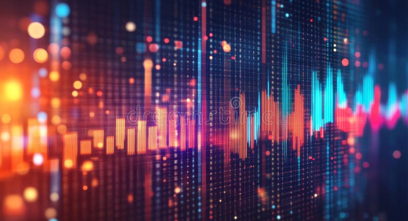 Bright, Pulsating Sound Waves in Motion Create a Vivid Visual Effect ...