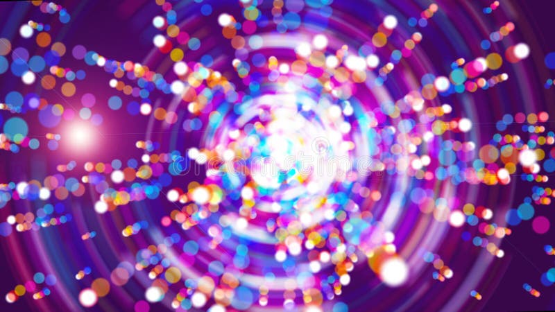 Bright Purple Abstract Flash in the Space, Modern Computer Generated ...