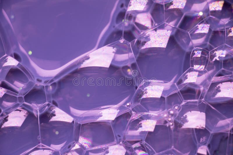 Bright Purple Bubble Cells Background Texture Stock Image - Image of ...