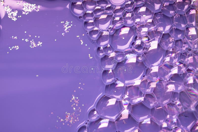 Bright Purple Bubble Cells Background Texture Stock Photo - Image of ...