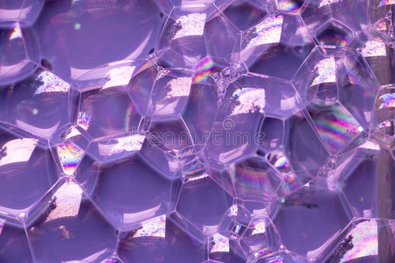 Bright Purple Bubble Cells Background Texture Stock Photo - Image of ...