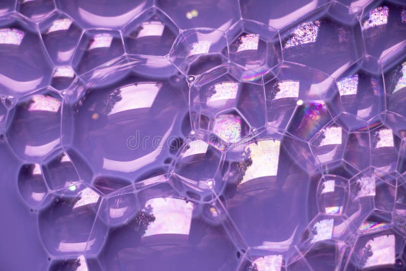 Bright Purple Bubble Cells Background Texture Stock Image - Image of ...