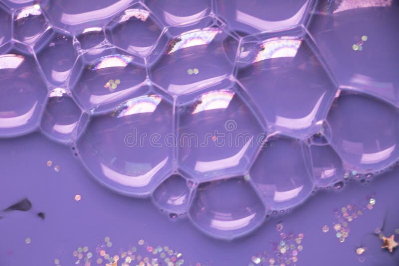Bright Purple Bubble Cells Background Texture Stock Image - Image of ...