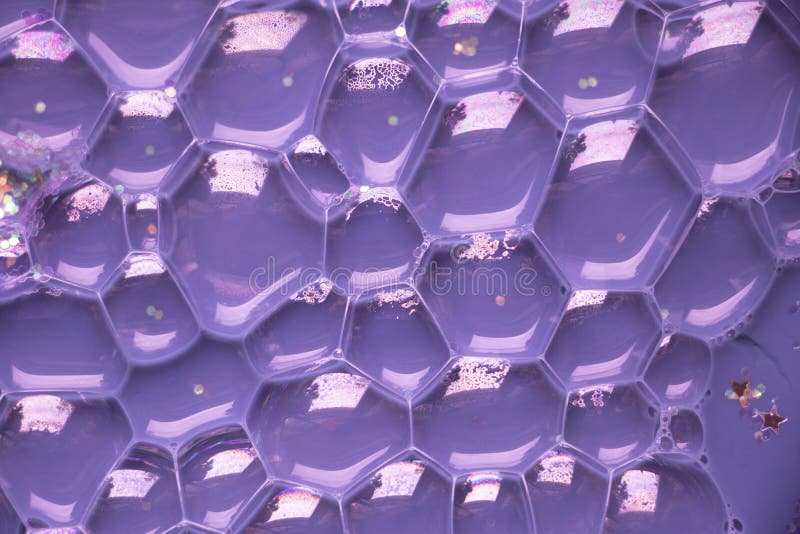Bright Purple Bubble Cells Background Texture Stock Image - Image of ...