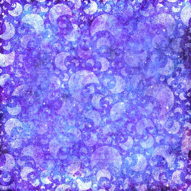 Half moon illustration stock illustration. Illustration of blue - 17763420