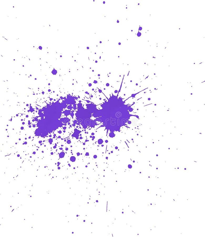 Bright Purple Ink Explosion with Radial Shape. Stock Image - Image of ...