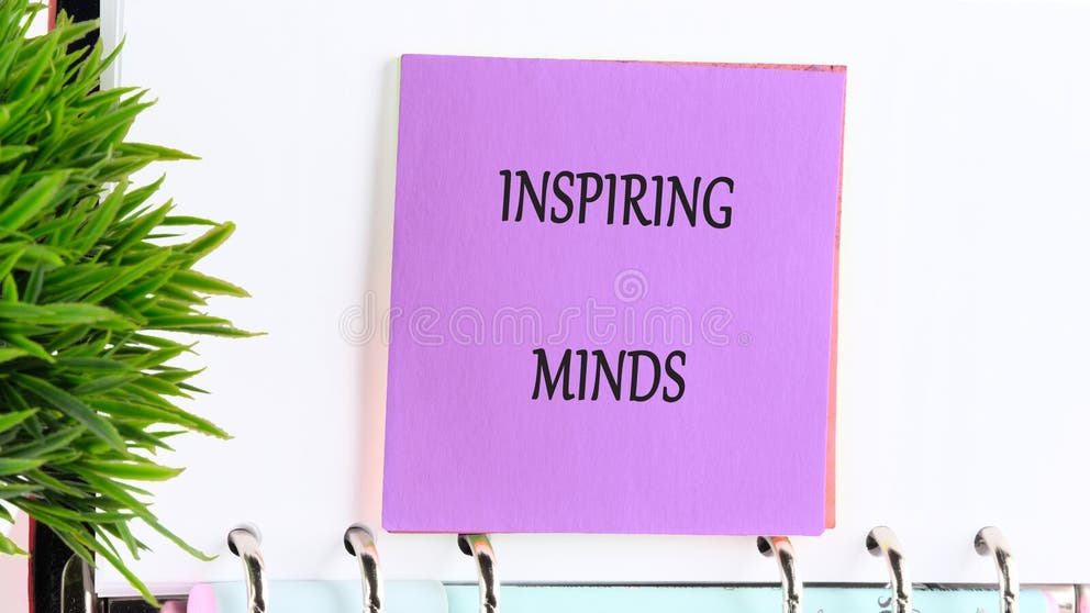A Bright Purple Note Encourages Creativity and Motivation in an ...