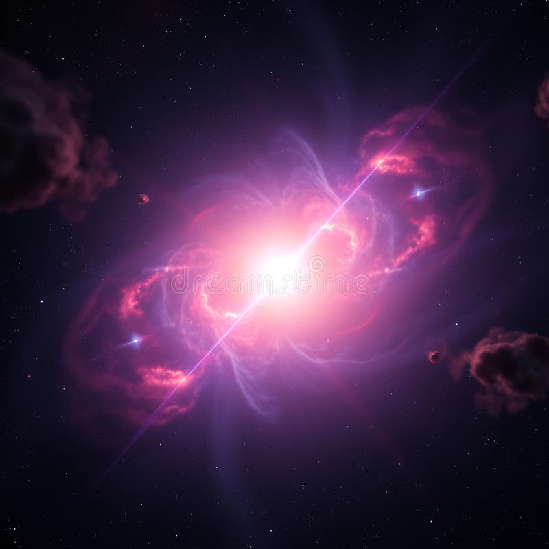 A Bright Quasar Surrounded by Intense Light Ripples and Gas Clouds ...