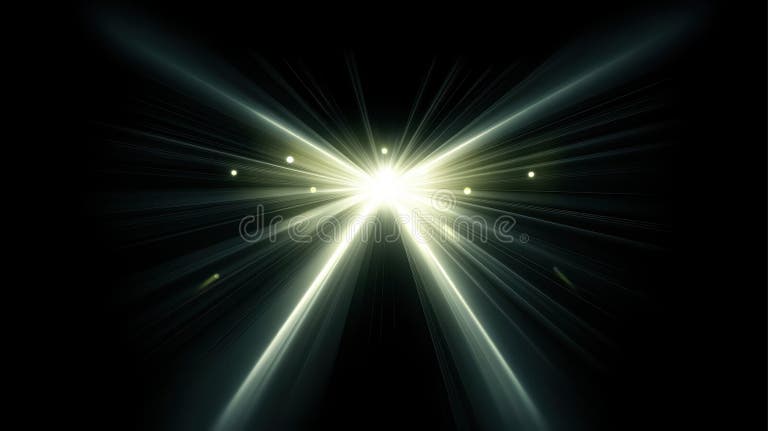 A Bright, Radiant Burst of Light with Dynamic Rays Emanating from a ...