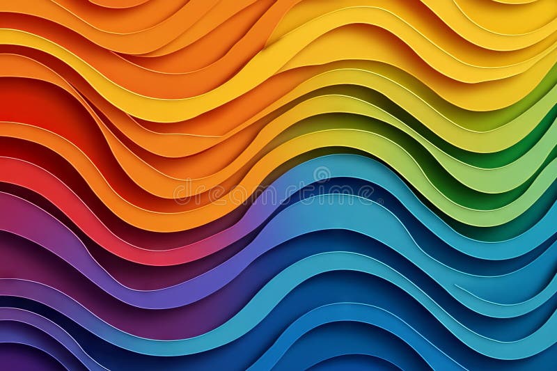 Bright Rainbow Background with Abstract Blur. Colorful Wallpaper ...