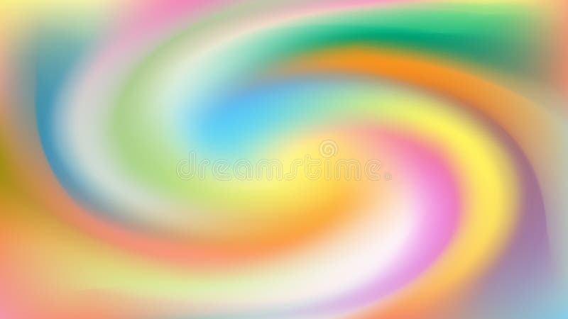 Bright Rainbow Color Swirl Abstract Background Design Stock Vector ...