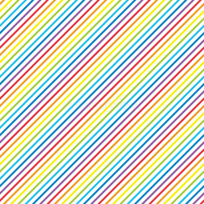 Bright Rainbow Diagonal Background. Stock Vector - Illustration of ...