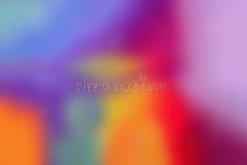 Bright Rainbow Gradient Background. Various Bright Blurry Spots. Stock ...