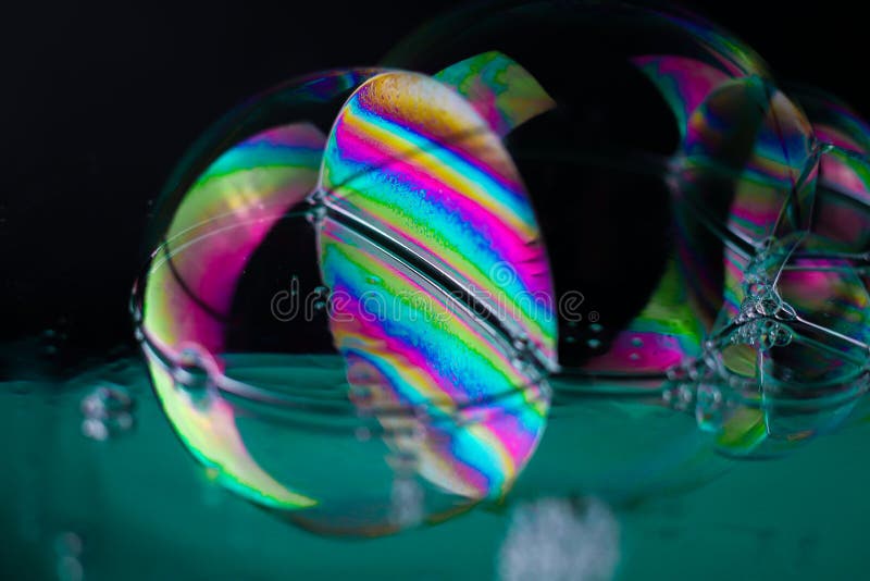 Bright Rainbow Multicolored Cosmic Futuristic Transparent Shiny ...