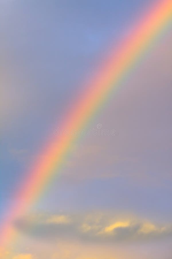 Rainbow in the sky stock photo. Image of refraction, heaven - 2767406