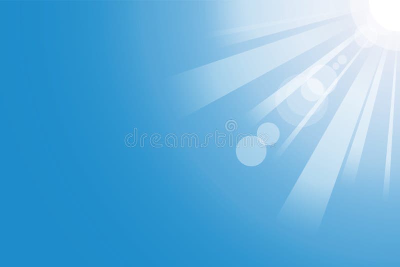 Bright Ray Abstract and Light Blue Background, Vector and Illustration ...