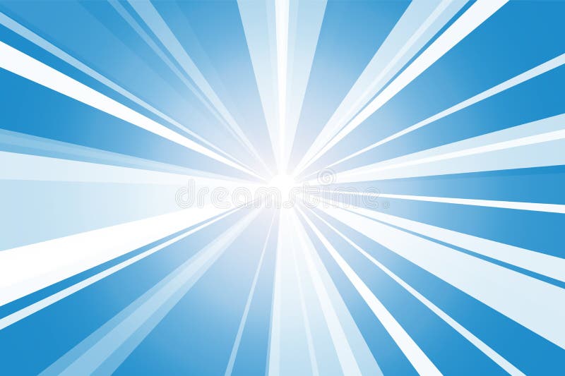 Bright Ray Abstract and Light Blue Background, Vector and Illustration ...