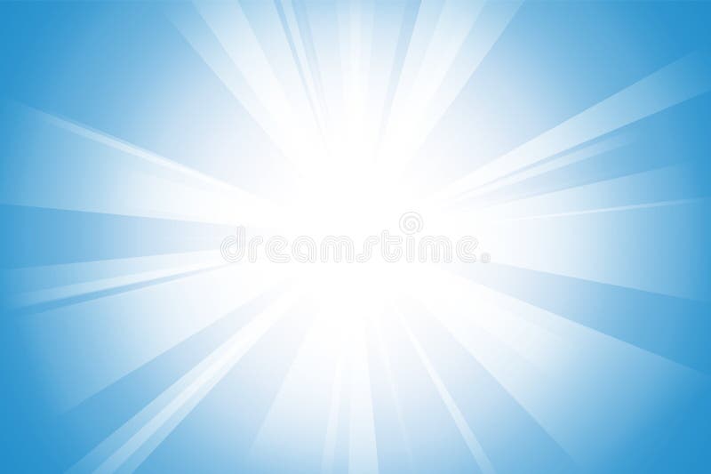 Bright Ray Abstract and Light Blue Background, Vector and Illustration ...