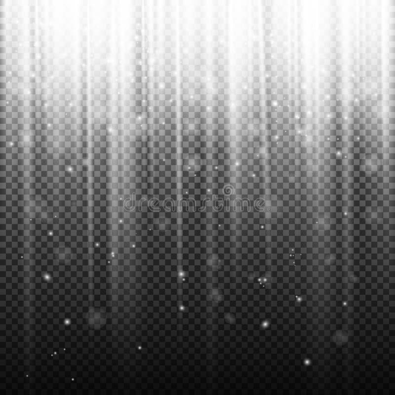 Bright Rays of Light, Effect, Isolated on a Transparent Background ...