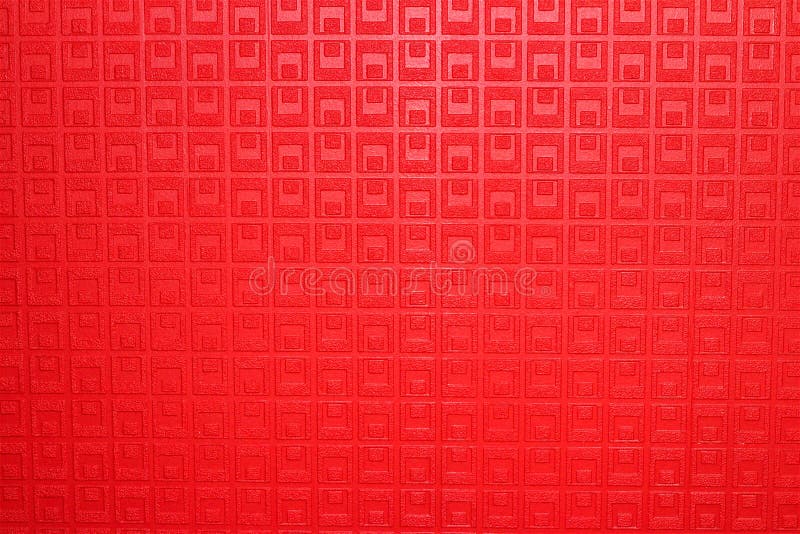 Bright Red Background with Cubes Stock Image - Image of geometric, blue ...
