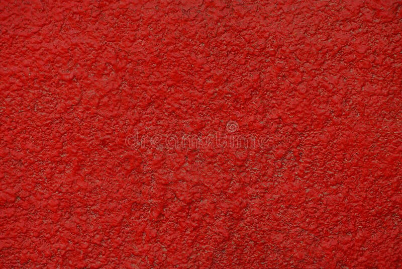 Bright Red Background of a Piece of Concrete Wall of a Building Stock ...