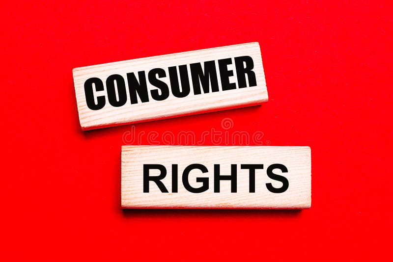 On a Bright Red Background, There are Two Light Wooden Blocks with the ...