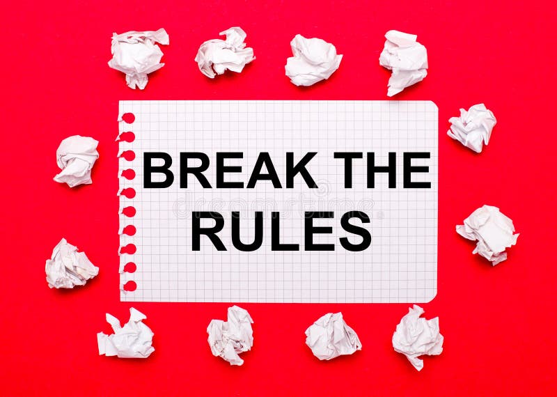 On a Bright Red Background, White Crumpled Sheets of Paper and a Sheet ...