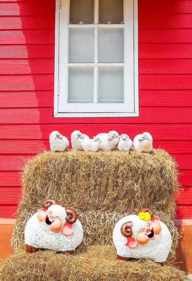 Bright red barn stock image. Image of exterior, outdoor - 31162199