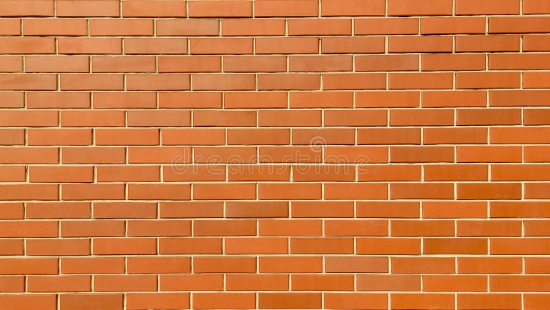Bright Red Brick Cladding, Brick Background, Brick Pattern Stock Photo ...