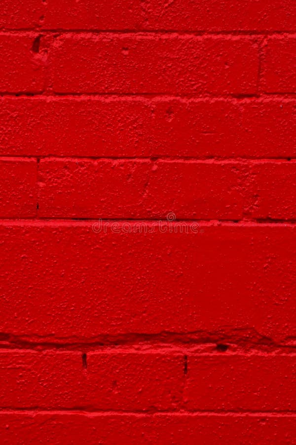 Bright Red Brick Wall stock image. Image of background - 94987005