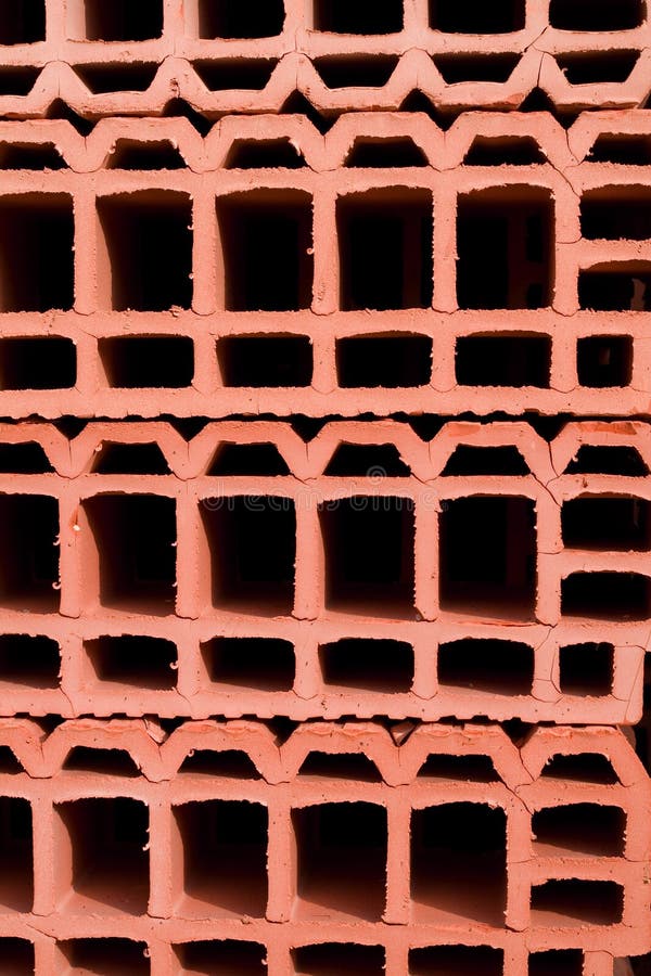 Bright Red Bricks Background Stock Photo - Image of bright, rows: 2435246