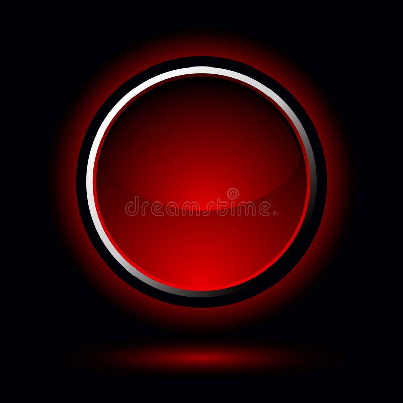 Round Web Buttons Over White Stripes Stock Vector - Illustration of ...
