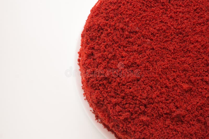 Bright Red Cake Called Red Velvet Stock Image - Image of beautiful ...