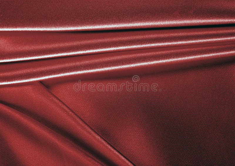 Bright Red Cloth Background. Natural Material Cover 3D Illustration ...