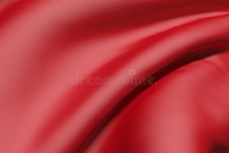Bright Red Cloth Waving in Light Stock Illustration - Illustration of ...