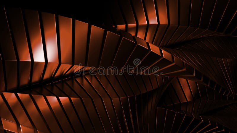 Bright Red Computer Graphics. Design. Dark Background with Rotating Red ...