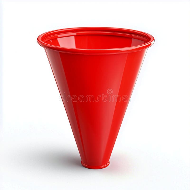 Red Cone Object Traffic Safety Equipment Construction Cone Design ...