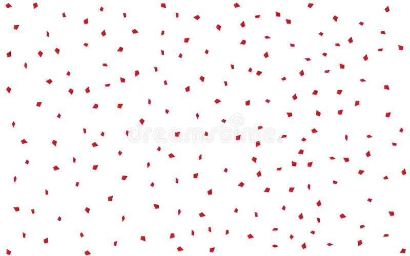 Bright Red Confetti Flakes, Vector Illustration Stock Vector ...
