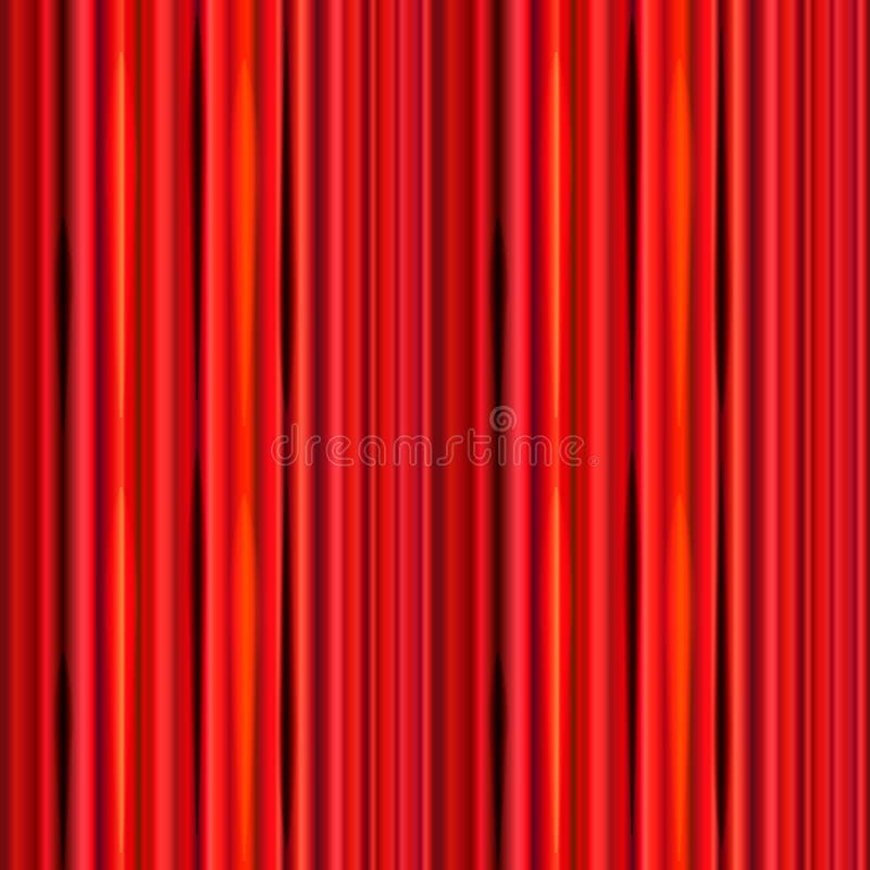 Bright Red Curtain, Retro Theater Pattern Stock Vector - Illustration ...