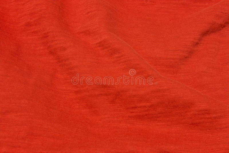 Bright Red Fabric Background Stock Image - Image of sewing, abstract ...