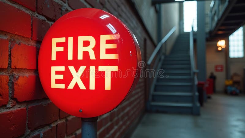 Fire Emergency Use Staircase Stock Illustrations – 15 Fire Emergency ...