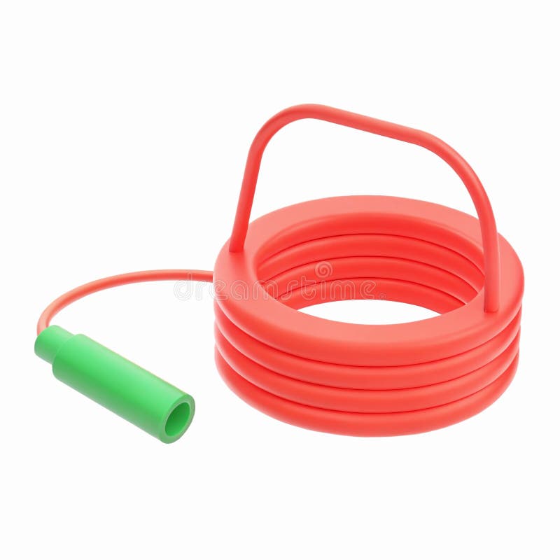 Bright Red Flexible Plumbing Drain Cleaning Tool with Green Nozzle for ...