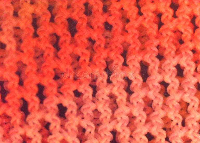 Bright Red Knitting Yarn, Pattern, Fragment of Fabric, Textile. Image ...