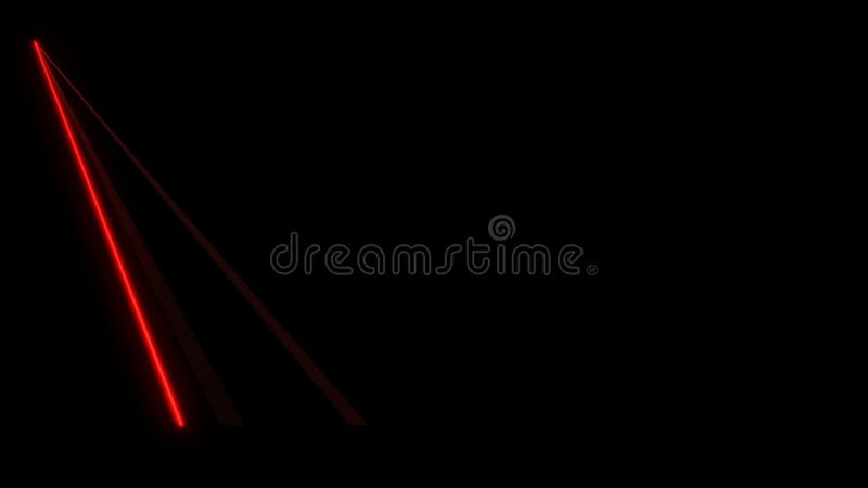 Bright Red Laser Beams Moving in Black Studio Stock Footage - Video of ...